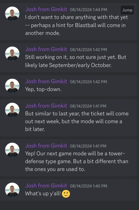 MORE INFO FROM JOSH | Fandom