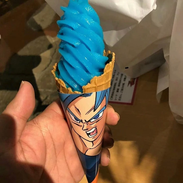 Goku & Broly ice cream. | Fandom