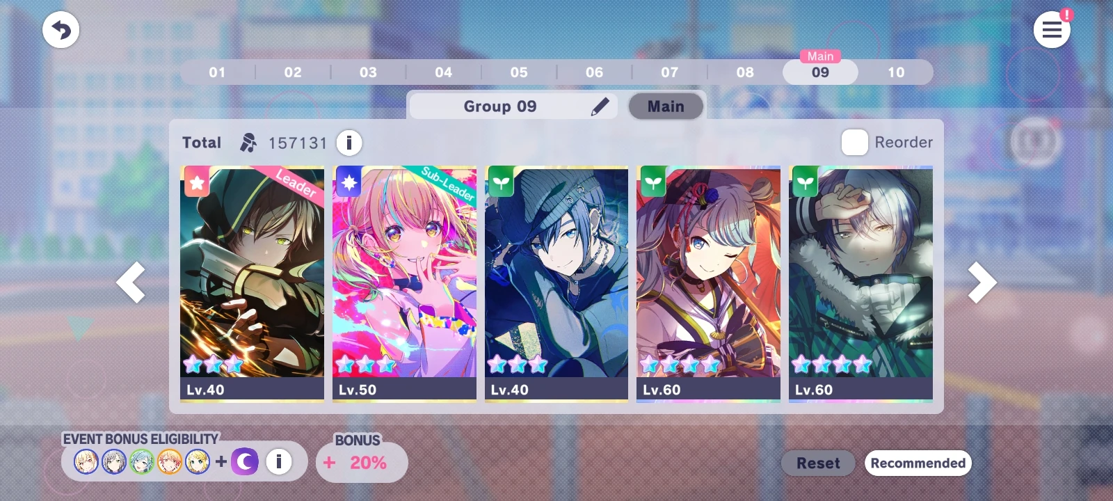Rate my team for next event! (don't ask why akito and kohane it's ...