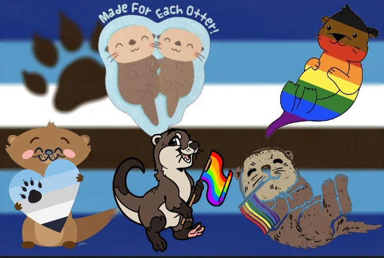 Gay Otter flag picsart | Fandom
