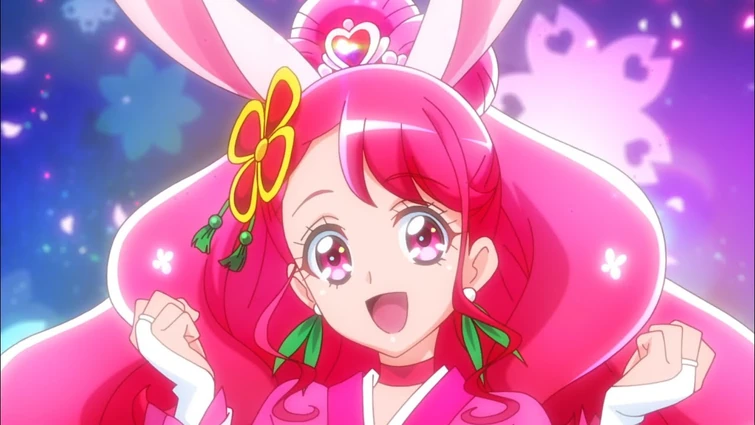 A pet rabbit named Daifuku appears in Wonderful Precure. So let me ...