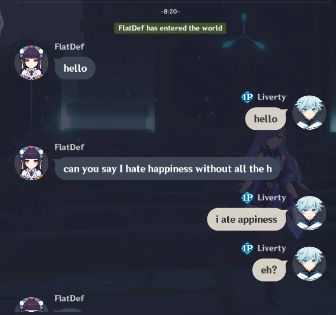 hello am back you little /j no *checks msg wall* nevermind I'm leaving ...