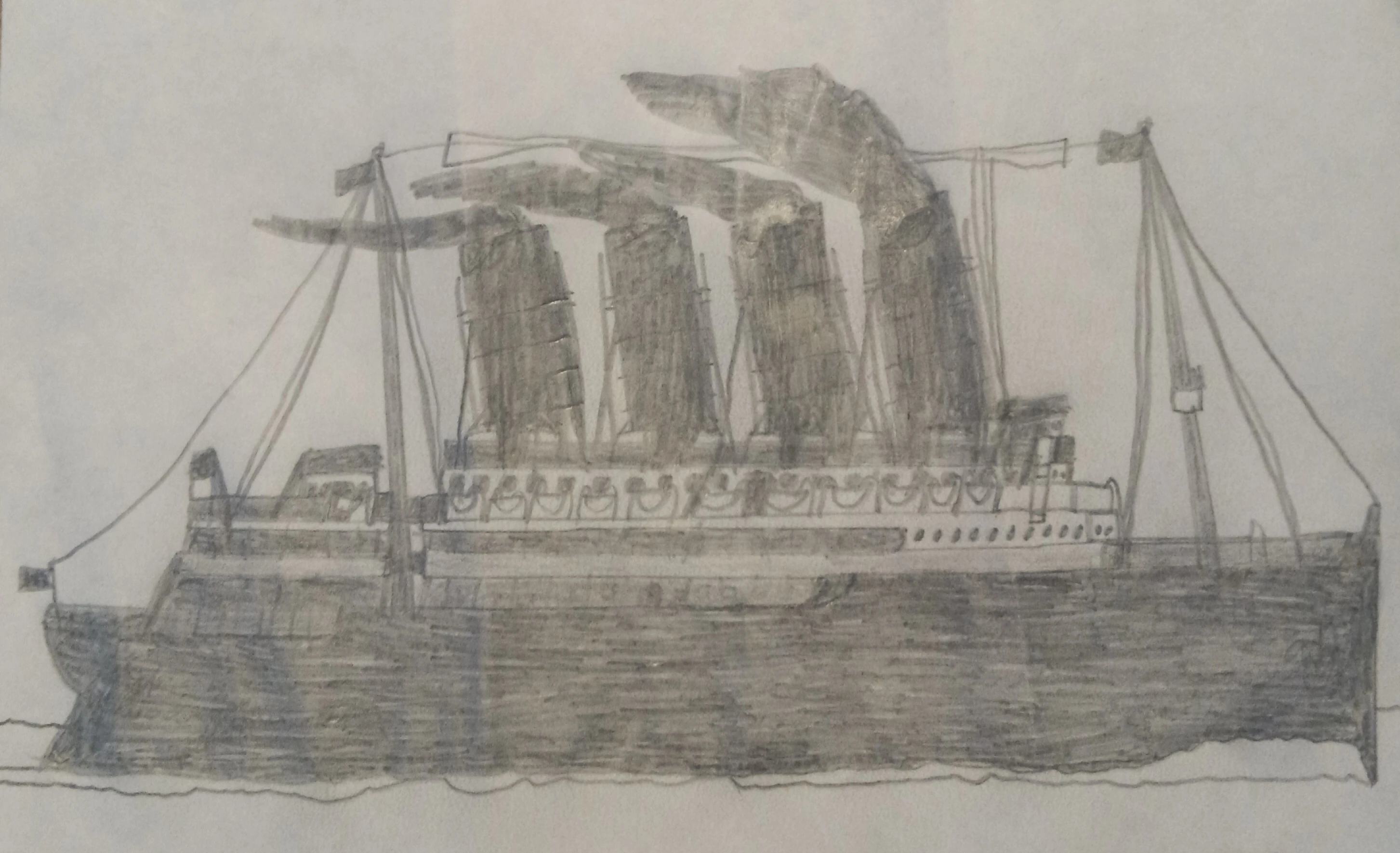 R.M.S. Lusitania Drawing | Fandom