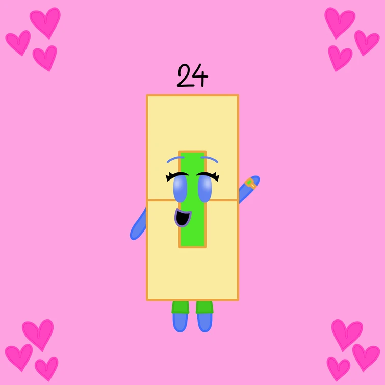Numberblock 24 is saying hello to everyone! | Fandom
