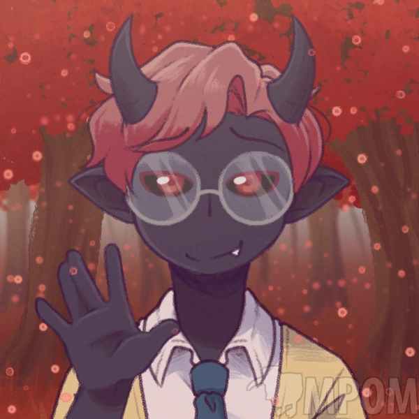 Made a design of Miyou's demon form, and added the casual one to make ...