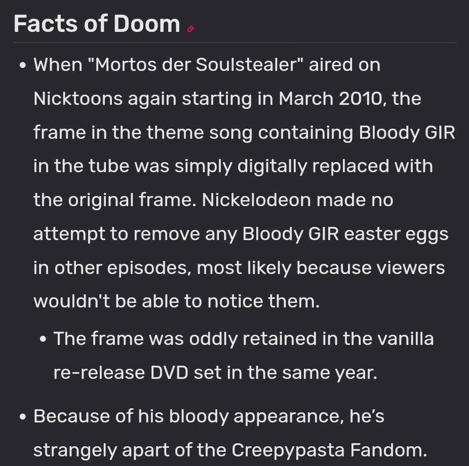 "Facts of Doom" | Fandom