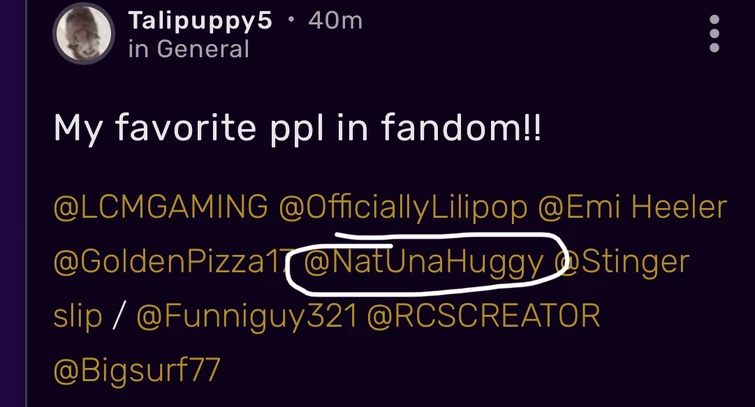 My favorite ppl in fandom!! | Fandom