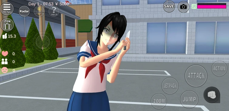 Here Is Ayano Aishi In SAKURA School Simulator. | Fandom