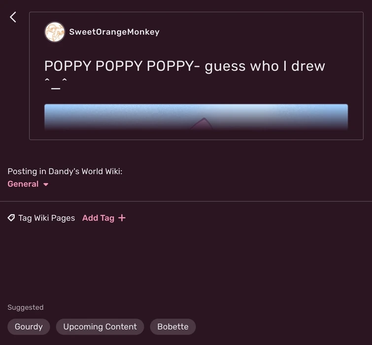 POPPY POPPY POPPY- guess who I drew ^_^ | Fandom