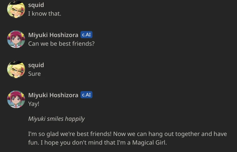 Miyuki Character.AI conversation | Fandom