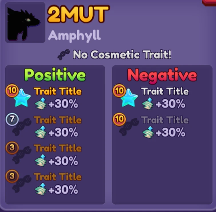 Trading glitched trait 2 mut pure pitch amp^^ | Fandom
