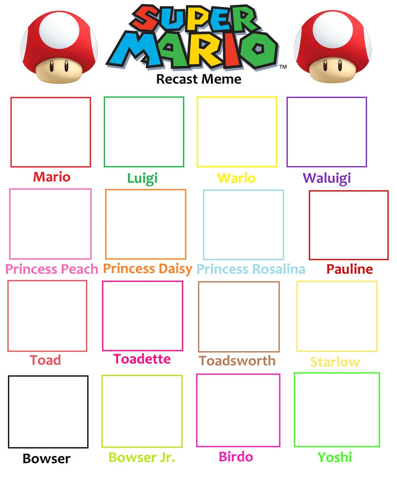 Super Mario Recast Meme | Fandom