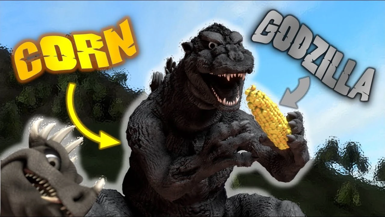 Rare Footage of Godzilla eating corn | Fandom