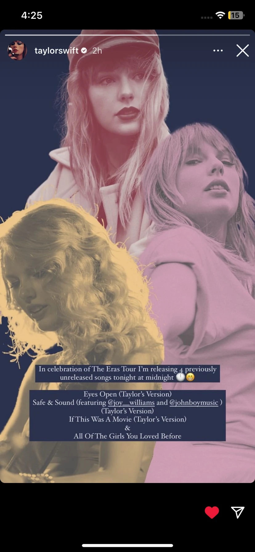 SWIFTIE ALERT- SN TV (click for full) | Fandom