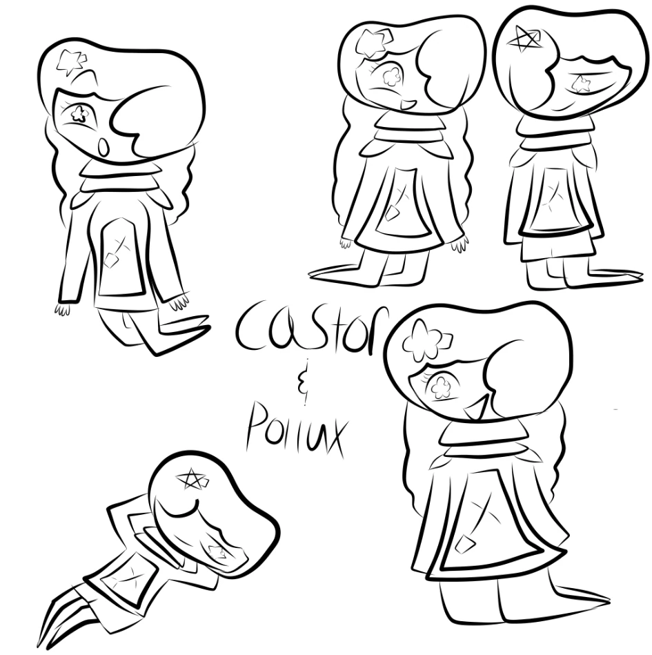 Pollux and Castor because they’re fun to draw | Fandom