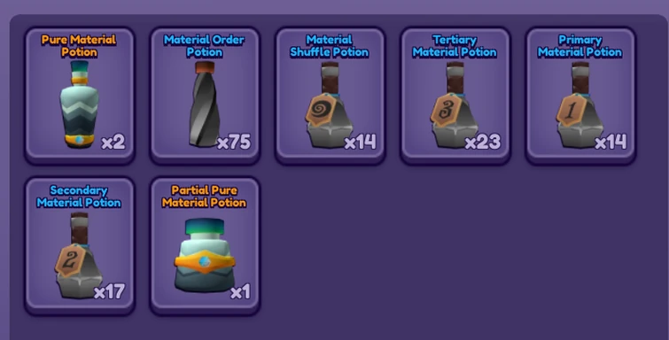 Selling Material Potions! | Fandom