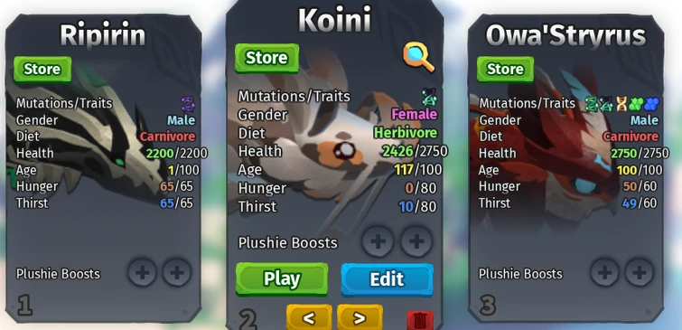 Stored muts (Clean out) Need mush and or lots of specs (or ghost ...