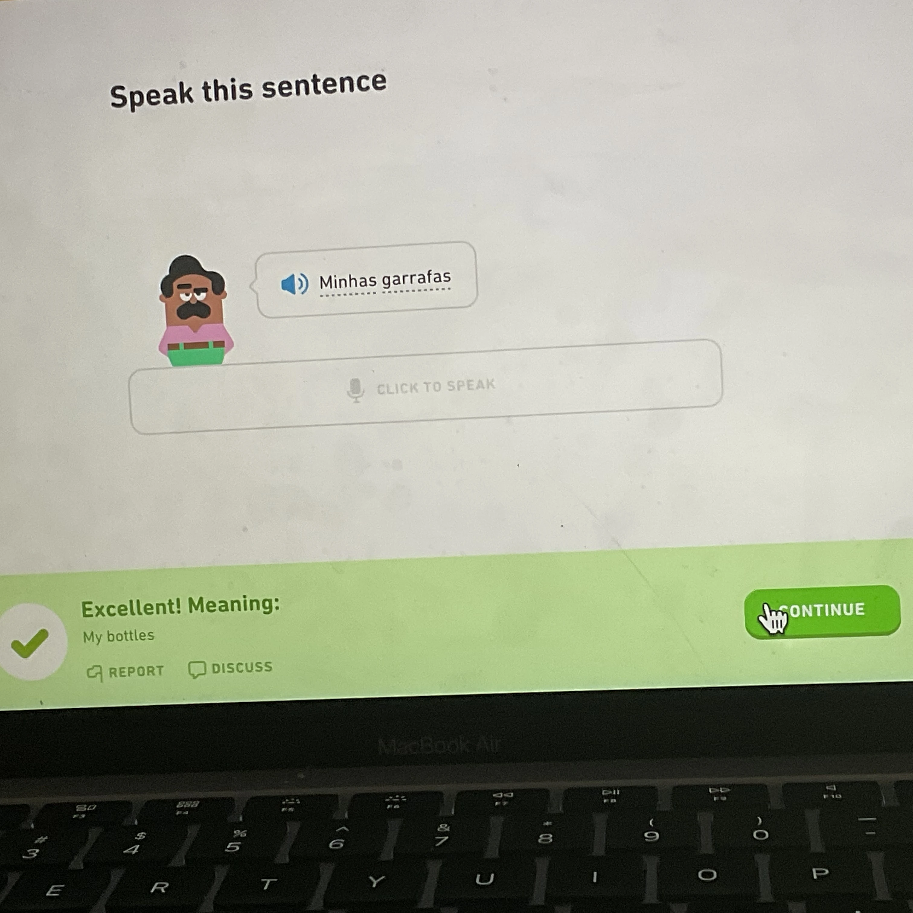 Yay duolingo can finally track my voice | Fandom
