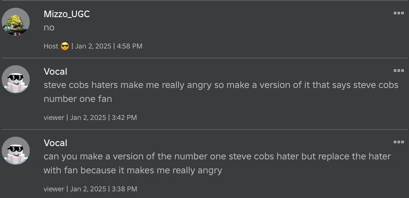 Roblox osc community sucks | Fandom