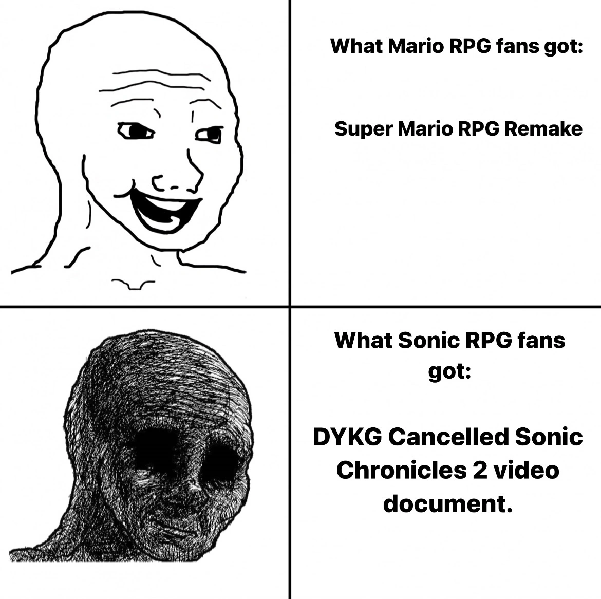 Mario RPG fans v Sonic RPG fans meme | Fandom