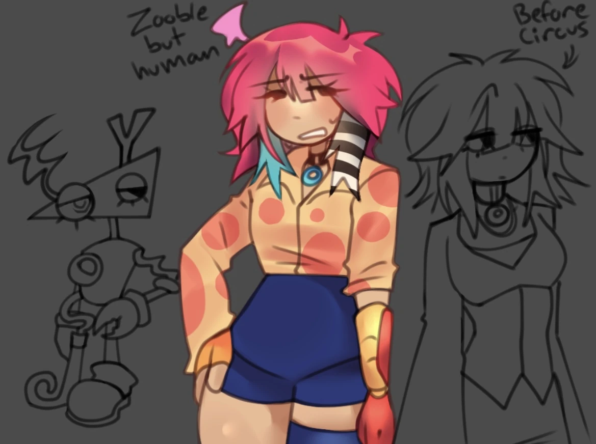 human zooble doodle | Fandom