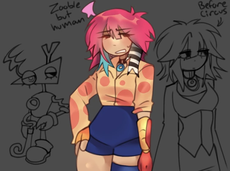 human zooble doodle | Fandom