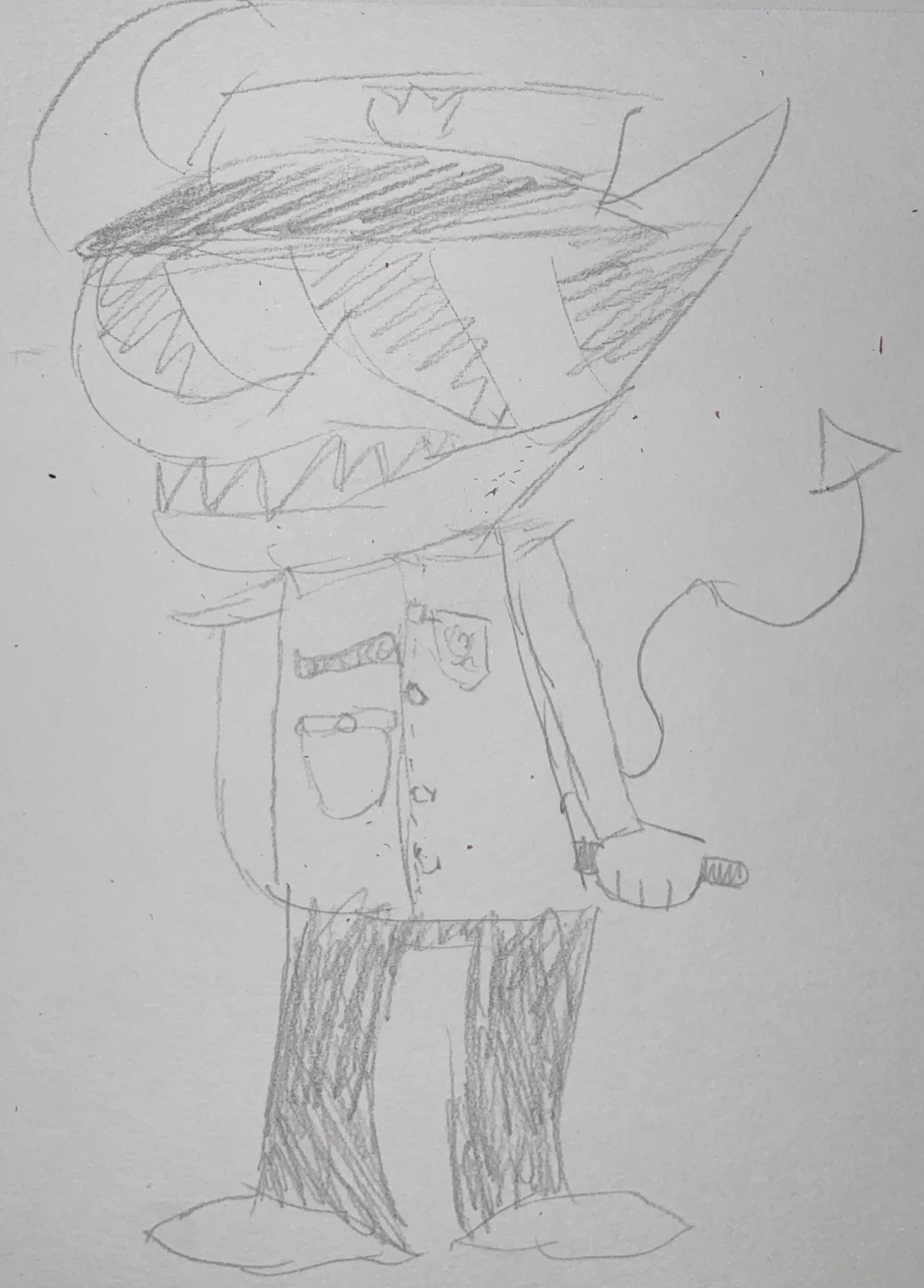 (Shit art) officer devil dude | Fandom