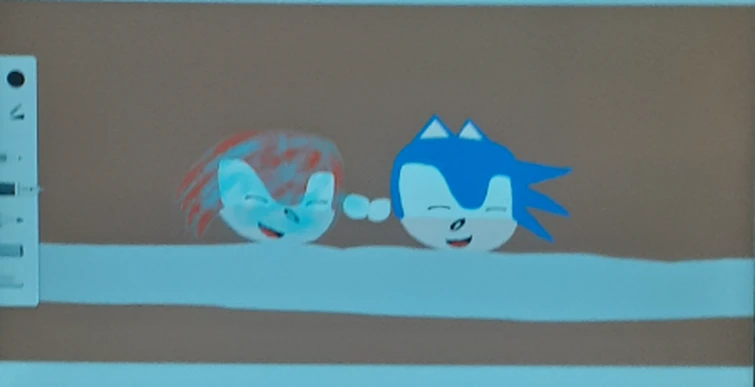 Knock Knock it's me Knuckles. Happy Birthday Knuckles! My thumb kinda ...