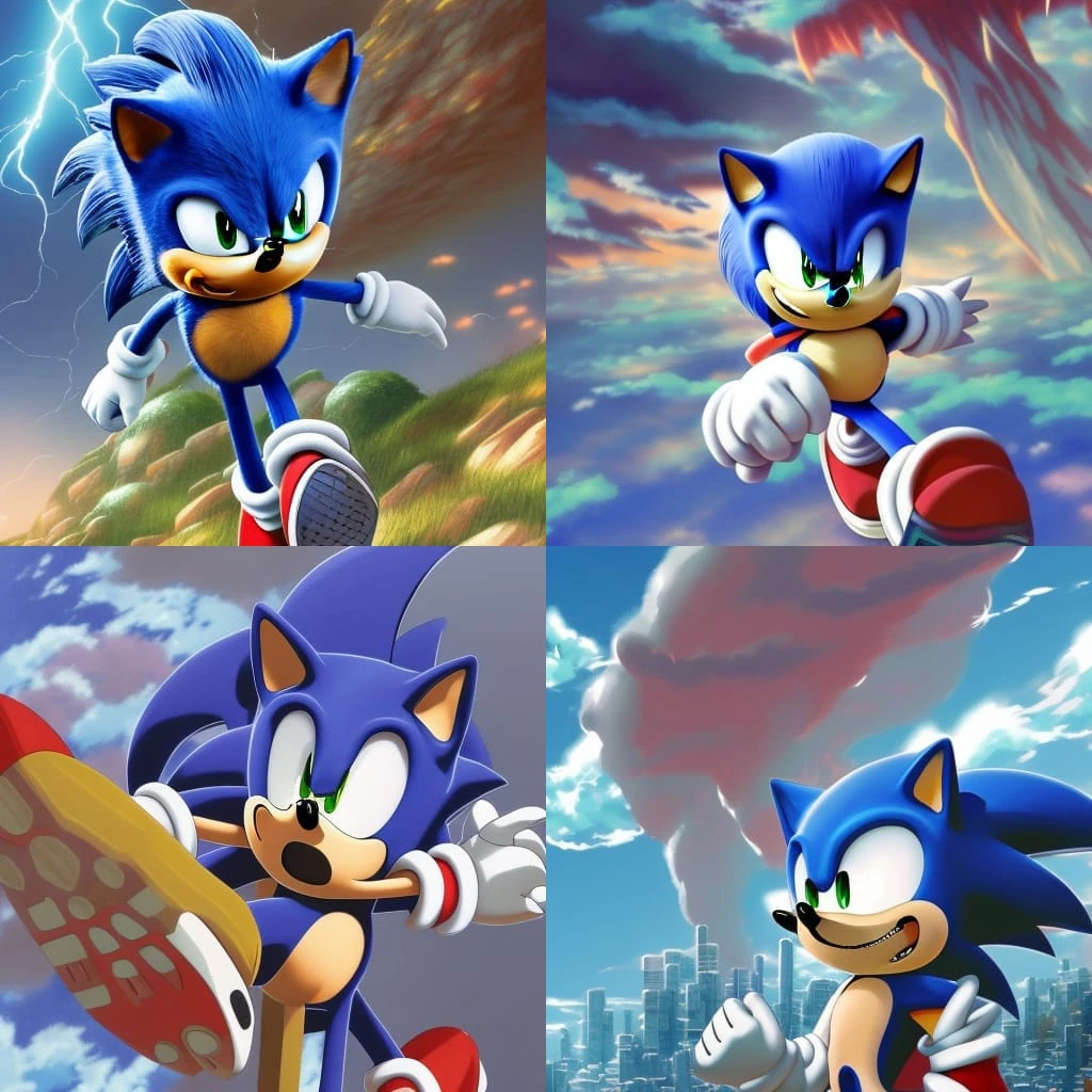 Sonic the Hedgehog made by an AI | Fandom
