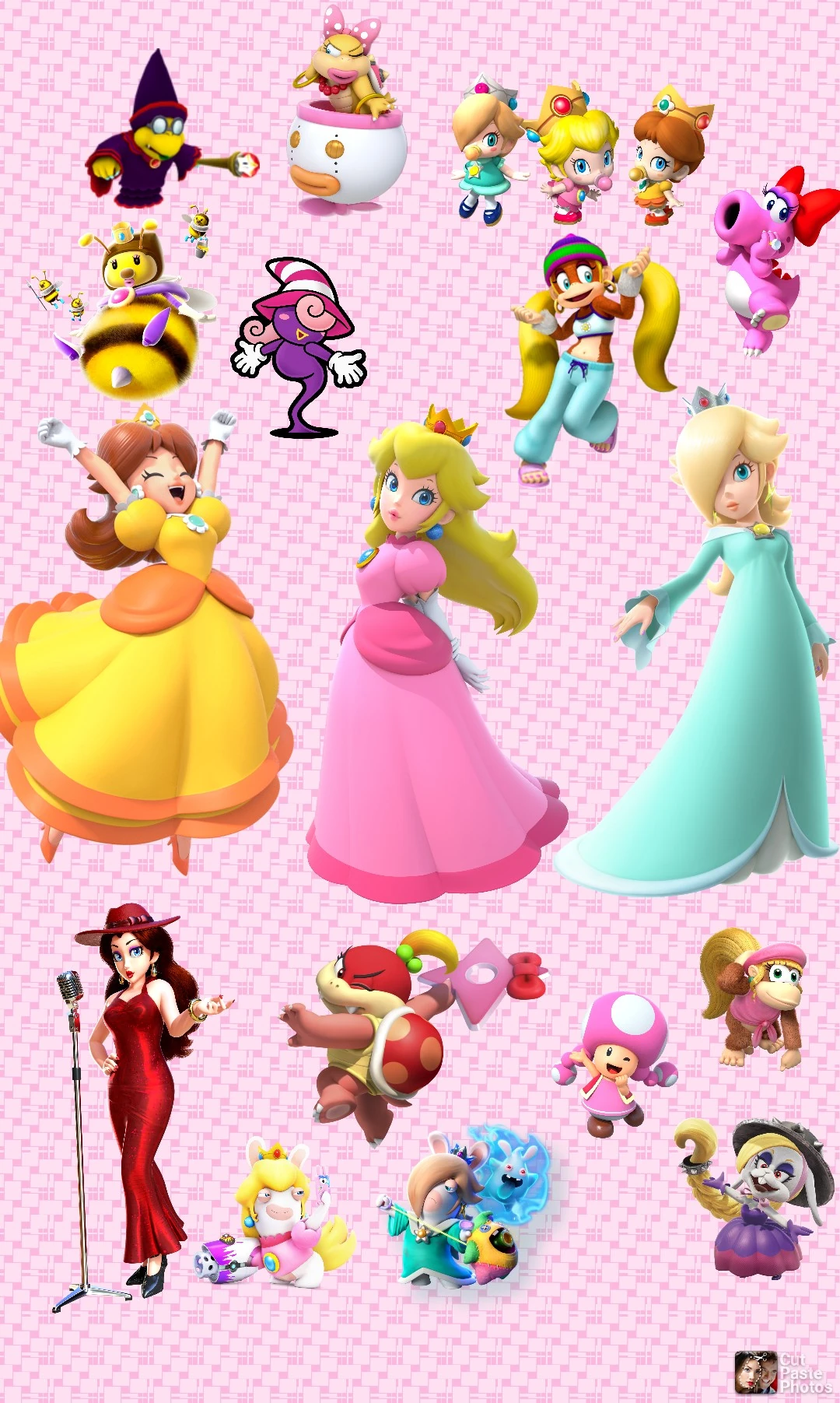 I saw someone say there's only 3 female characters in mario so I made ...