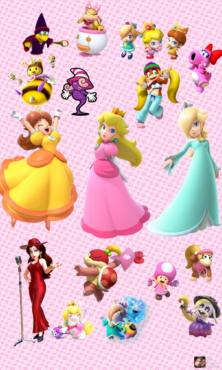 I saw someone say there's only 3 female characters in mario so I made ...