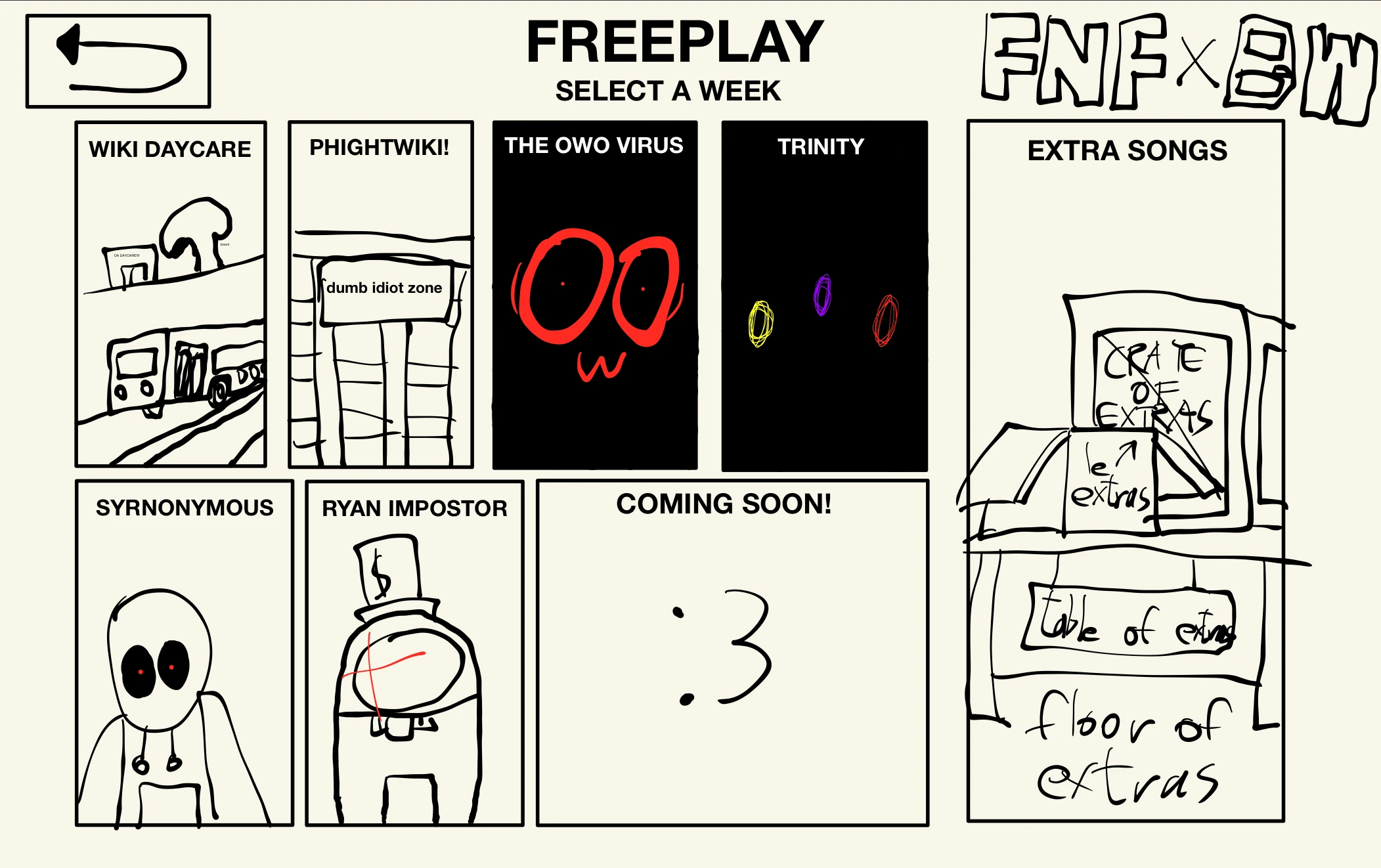 FNFxDW freeplay menu thimg | Fandom