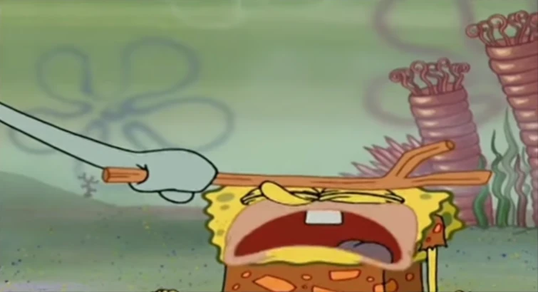 i guess spongebob can feel pain | Fandom