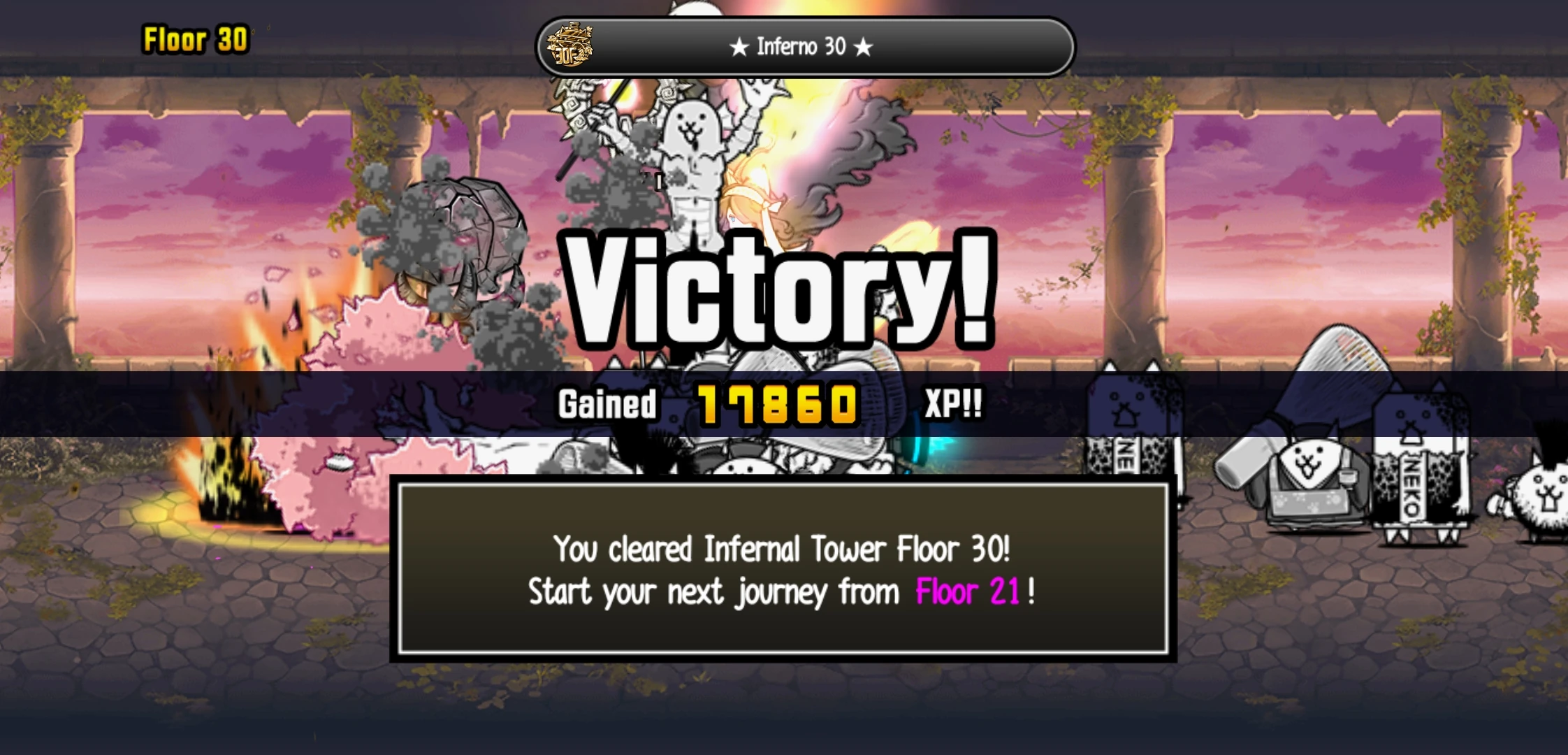 infernal tower 30 cleared | Fandom