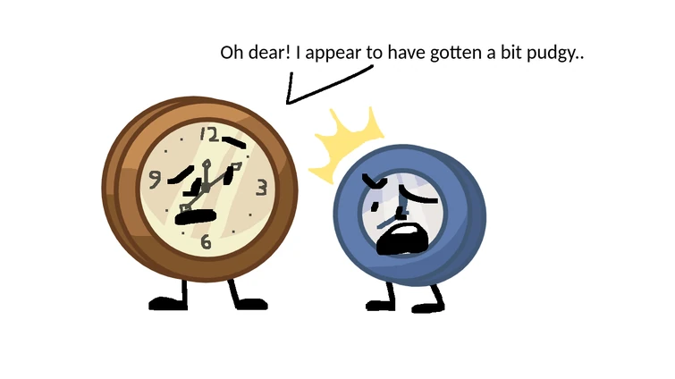 bfdi clock meets bfb-tpot clock | Fandom