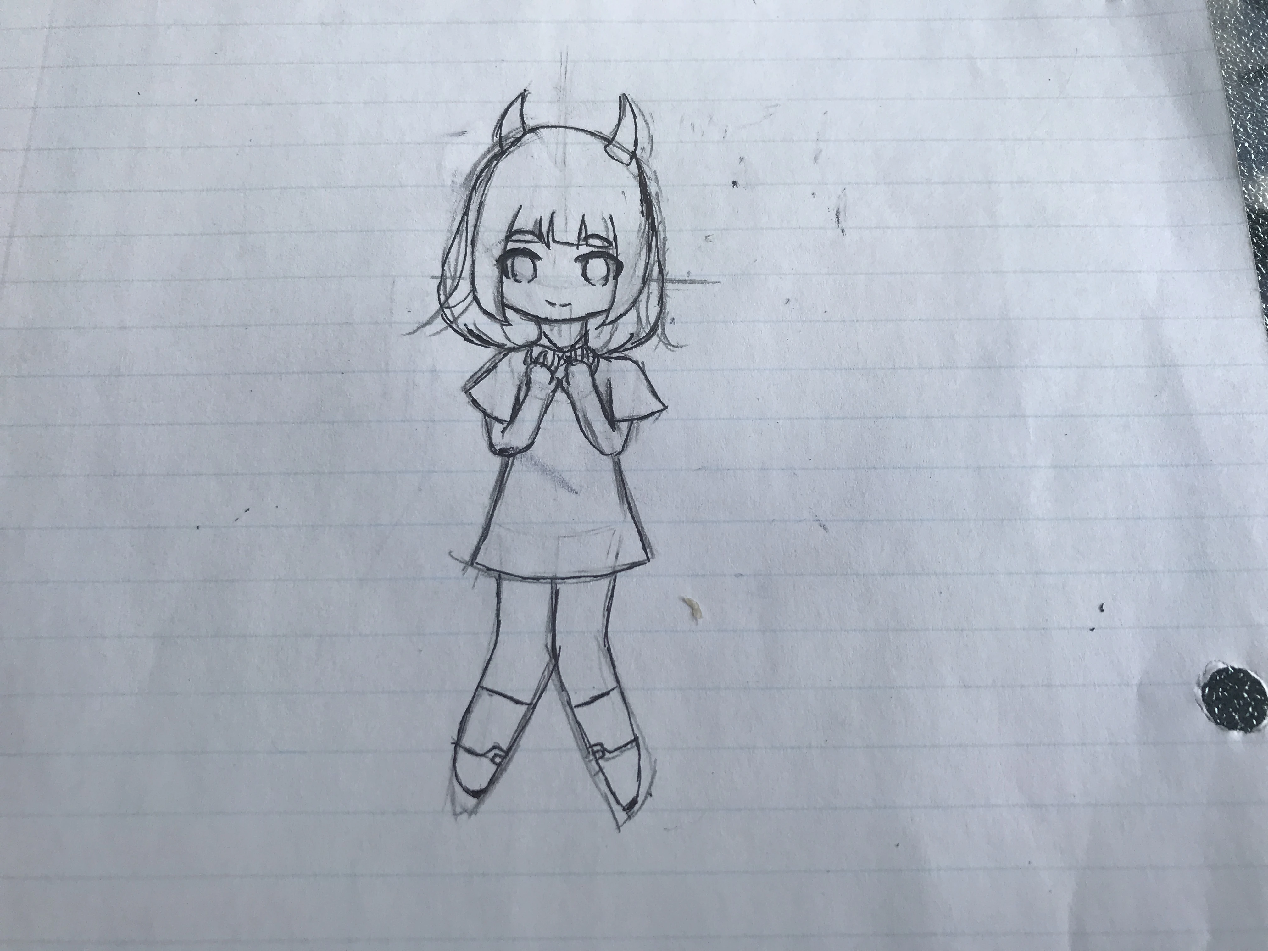 An unfinished drawing of my OC | Fandom