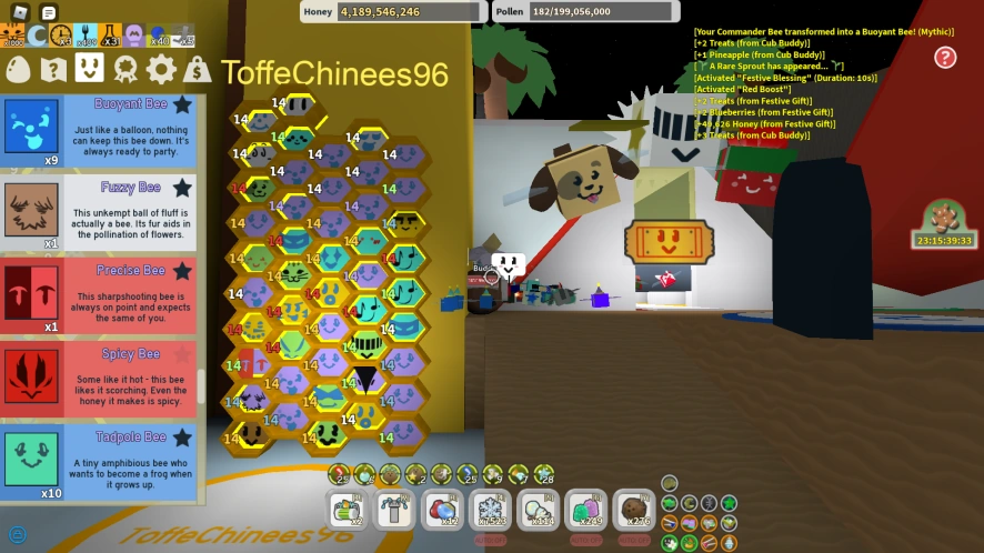 Beginner blue hive progress | Fandom