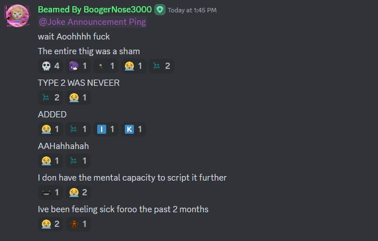 so was the "A-278 TYPE 2 RAID" thing a joke or no, information is to ...