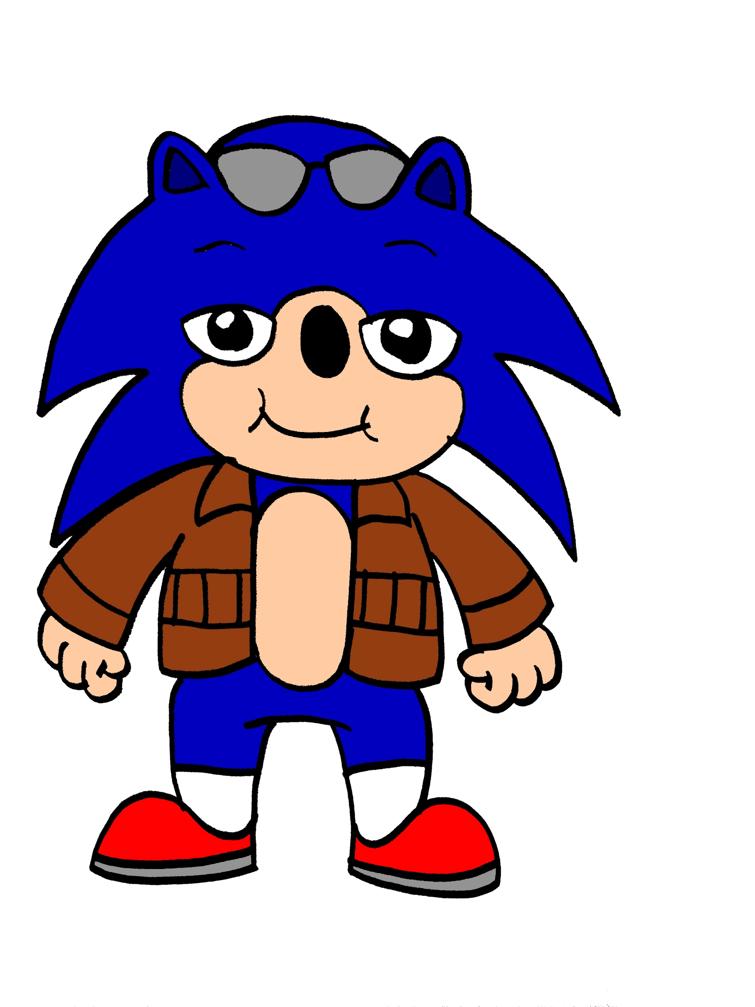 My drawing of Ugly Sonic | Fandom