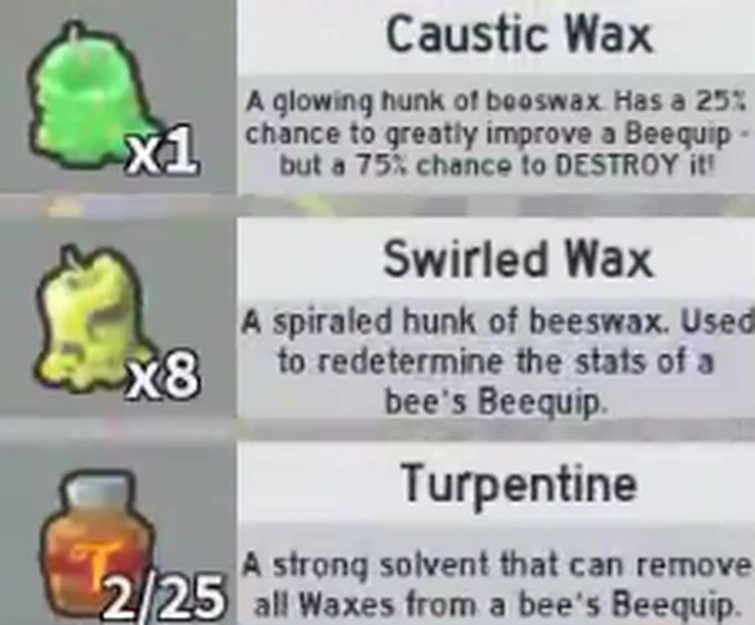 I have more turpentine than caustic wax :l | Fandom