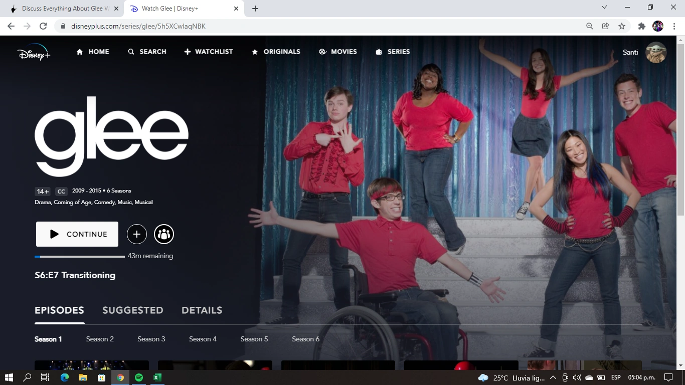 There's a streaming platform where you can watch Glee after it leaves ...