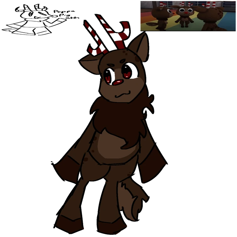 Rudie the red nosed reindeer, had a very shiny nose, and if you ever ...