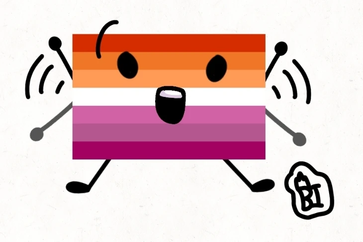 Lesbiany (As a BFDI character + BIO) (2 or 3 minutes late) | Fandom
