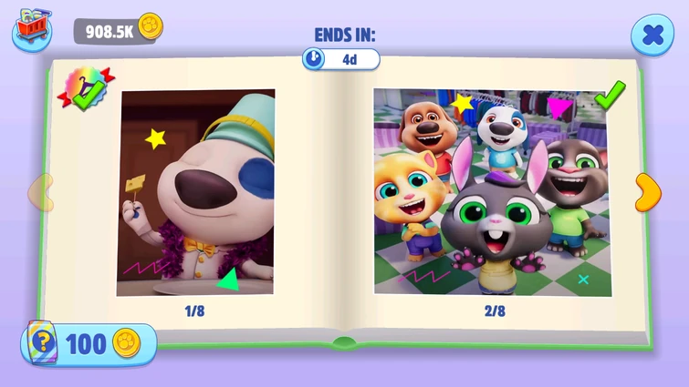is that Talking Tom Shorts Stickers book from My Talking Tom Friends ...