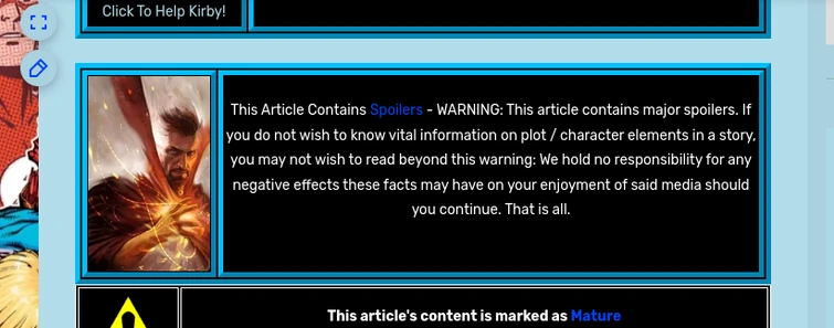 How do I add this spoiler warning text to an article? | Fandom