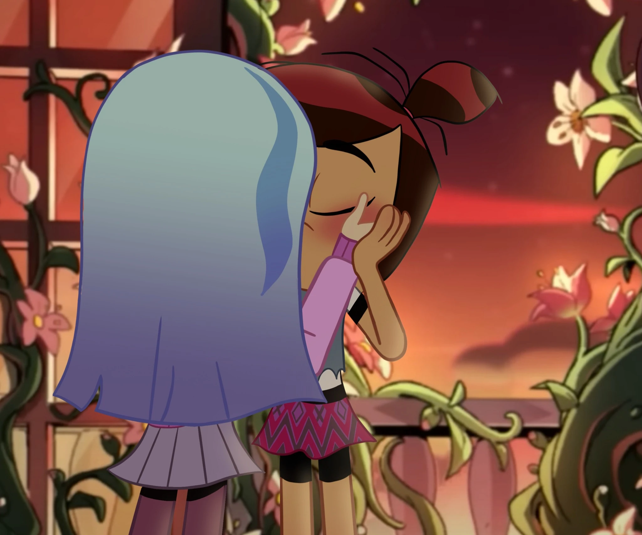 Molly x Andrea kiss (Lumity kiss Redraw) | Fandom