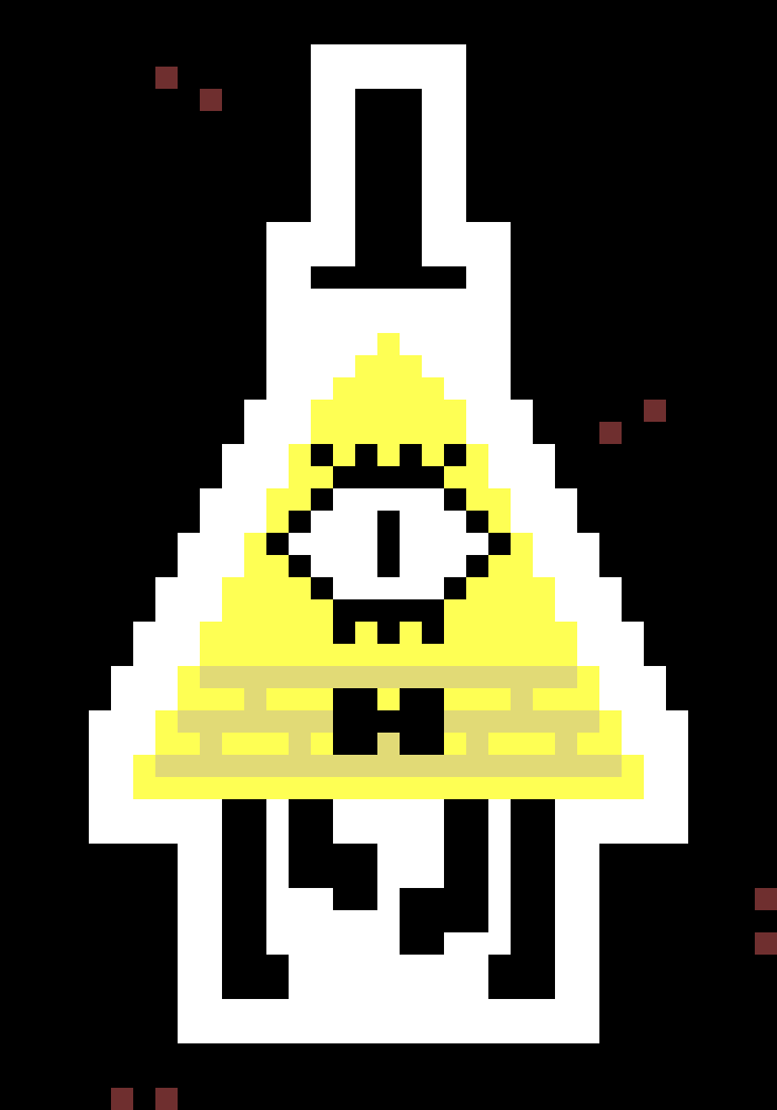 bill cipher but pixels | Fandom