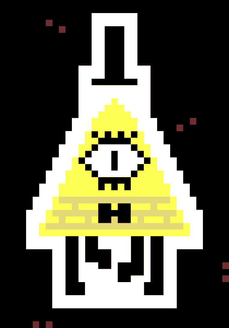 bill cipher but pixels | Fandom