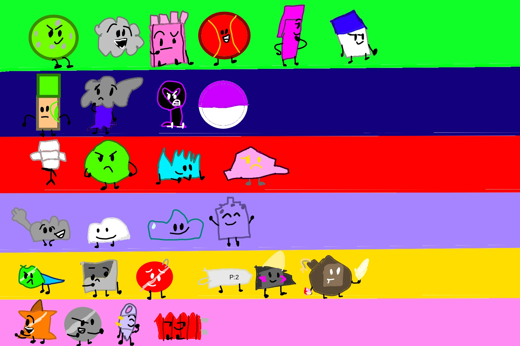 All TPOT contestants's intro poses color swap | Fandom