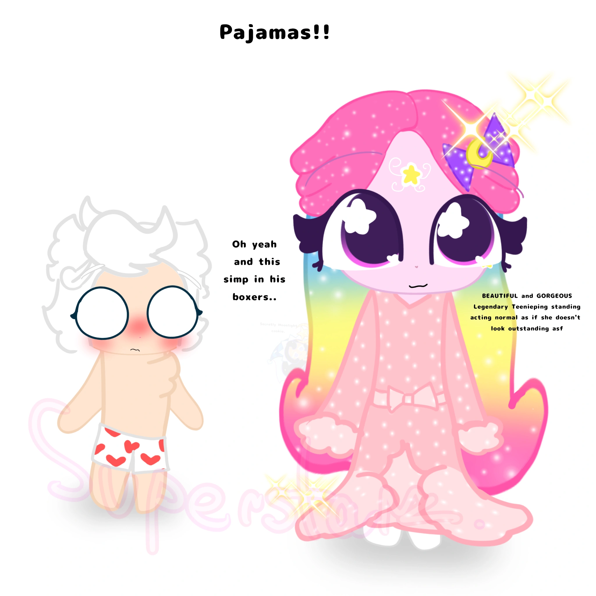 Pajamas difference. | Fandom